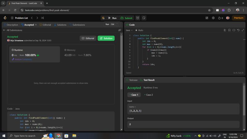 Arju Srivastava on LinkedIn: #100daysleetcodechallenge #codingjourney # ... Arju Srivastava on LinkedIn: #100daysleetcodechallenge #codingjourney # ...