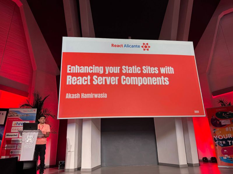 Akash Hamirwasia on LinkedIn: #reactalicante #react #conferencetalk Akash Hamirwasia on LinkedIn: #reactalicante #react #conferencetalk
