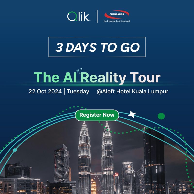 Quandatics on LinkedIn: #airealitytour #data #ai #event #quandatics #qlik Quandatics on LinkedIn: #airealitytour #data #ai #event #quandatics #qlik