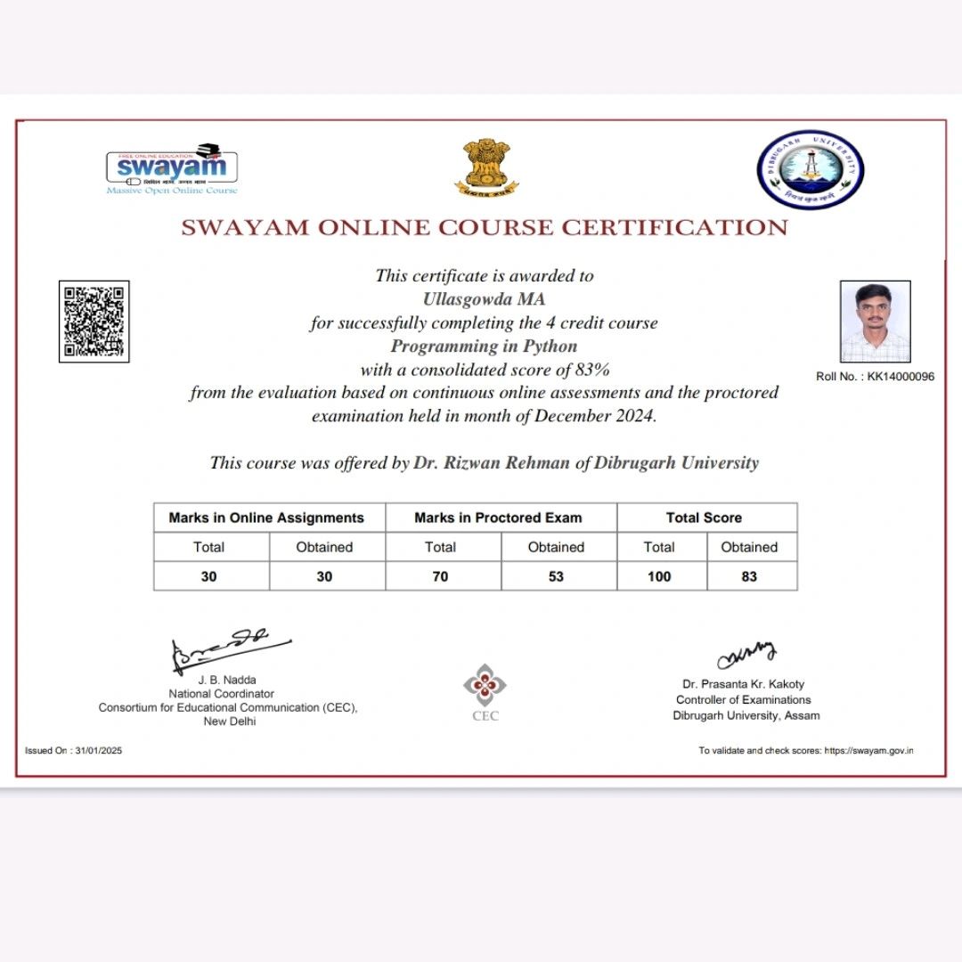 #python #programming #swayam #oop | Ullas Gowda #python #programming #swayam #oop | Ullas Gowda