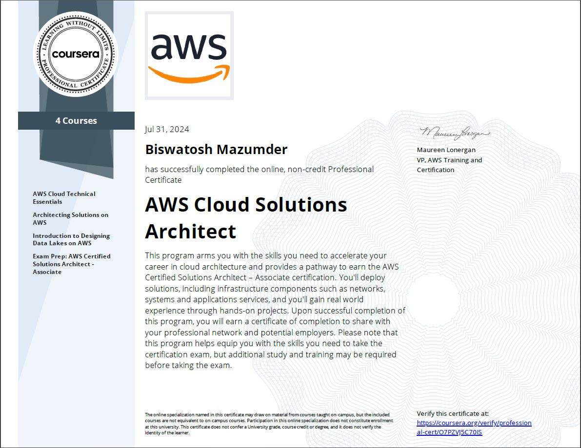 Biswatosh Mazumder on LinkedIn: #aws #cloudcomputing # ... Biswatosh Mazumder on LinkedIn: #aws #cloudcomputing # ...