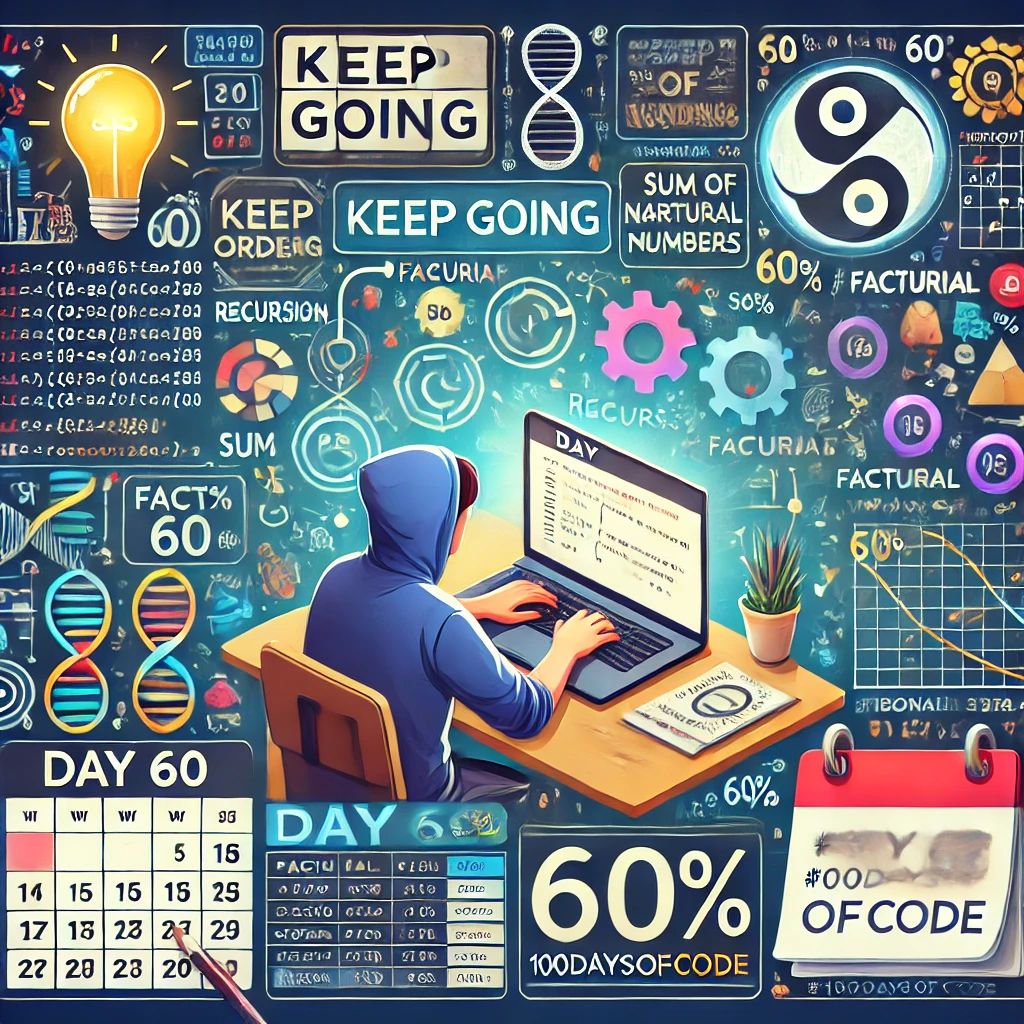#100daysofcodechallenge #recursion #recursion #dsa #day60 #recursion ... #100daysofcodechallenge #recursion #recursion #dsa #day60 #recursion ...
