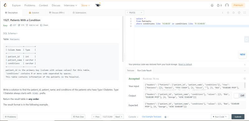 annu hooda on LinkedIn: #day45 #sql #mysql #leetcode #dataanalyst # ... annu hooda on LinkedIn: #day45 #sql #mysql #leetcode #dataanalyst # ...