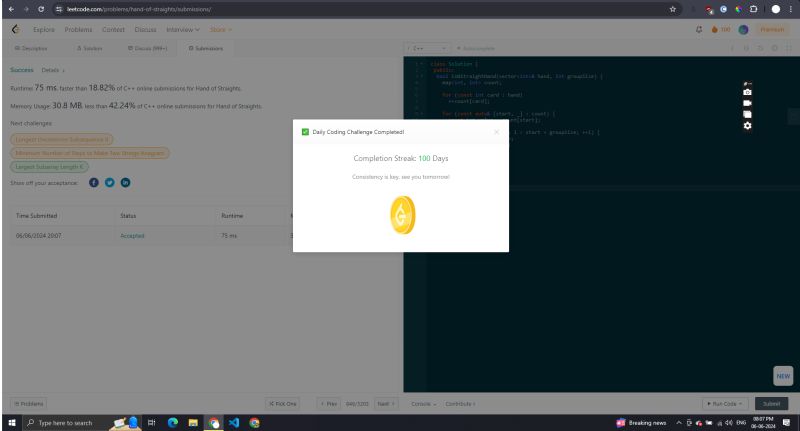 S Varshith on LinkedIn: #100daysofcode #leetcode #codingjourney # ... S Varshith on LinkedIn: #100daysofcode #leetcode #codingjourney # ...
