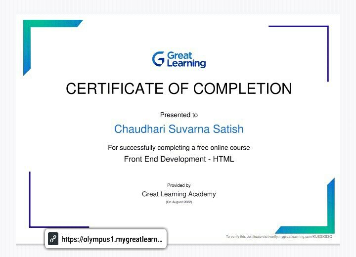 Suvarna Chaudhari on LinkedIn: #html #frontend #development #greatlearning Suvarna Chaudhari on LinkedIn: #html #frontend #development #greatlearning