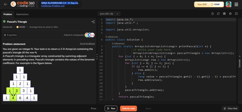 Shubham Bhoite on LinkedIn: #codingjourney #day20 #ninjaslayground # ... Shubham Bhoite on LinkedIn: #codingjourney #day20 #ninjaslayground # ...