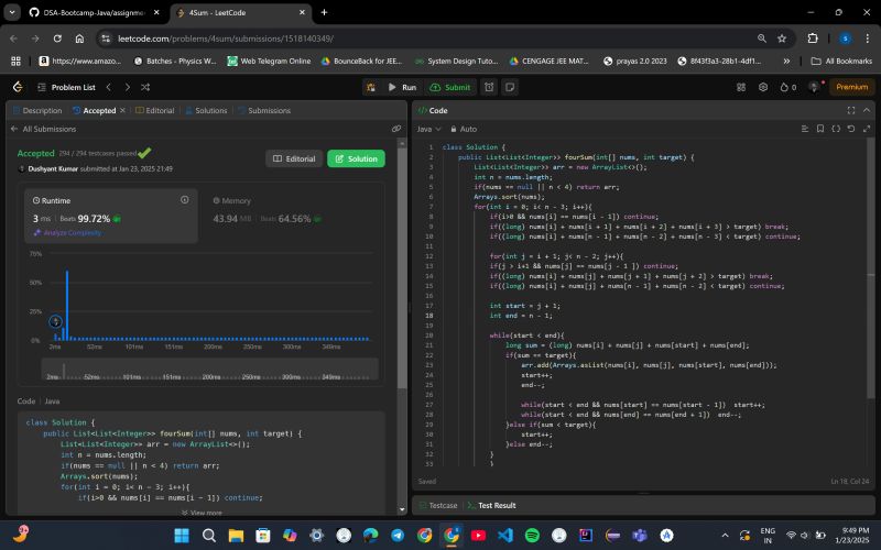#dsawithkunal #4sum #leetcodechallenge #dsajourney #problemsolving ... #dsawithkunal #4sum #leetcodechallenge #dsajourney #problemsolving ...