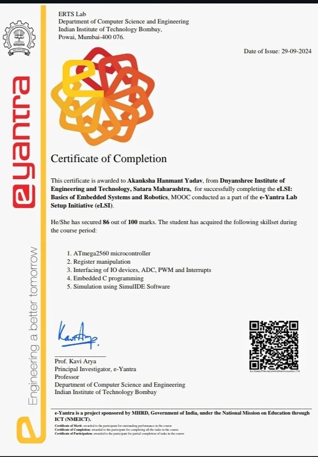 Akanksha Yadav on LinkedIn: #eyantra #embedded #robotics #learning #stem Akanksha Yadav on LinkedIn: #eyantra #embedded #robotics #learning #stem