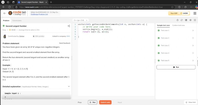 Gowthami boddapalli on LinkedIn: #codingchallenge #21daysofcode #problem Gowthami boddapalli on LinkedIn: #codingchallenge #21daysofcode #problem