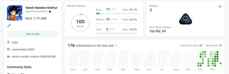 Vansh Nandan Mathur on LinkedIn: #leetcode #codingjourney #sql # ... Vansh Nandan Mathur on LinkedIn: #leetcode #codingjourney #sql # ...