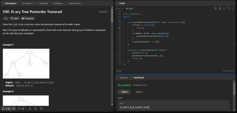Tuduru Himagiri Nandan on LinkedIn: #leetcode #narytree #treetraversal ... Tuduru Himagiri Nandan on LinkedIn: #leetcode #narytree #treetraversal ...