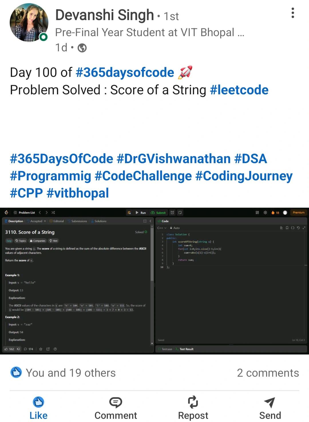 SHACHINDRA PRATAP SINGH on LinkedIn: #leetcode #100days # ... SHACHINDRA PRATAP SINGH on LinkedIn: #leetcode #100days # ...