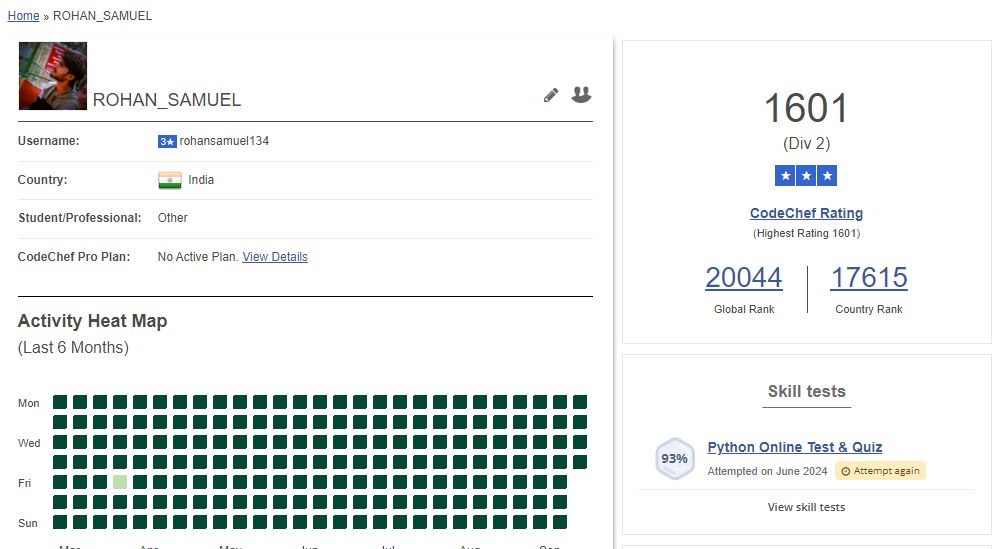 ROHAN SAMUEL on LinkedIn: #competitiveprogramming | 12 comments ROHAN SAMUEL on LinkedIn: #competitiveprogramming | 12 comments