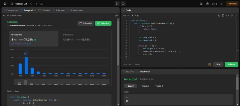 Vaibhav Kumawat on LinkedIn: #leetcode #java #palindrome #coding # ... Vaibhav Kumawat on LinkedIn: #leetcode #java #palindrome #coding # ...