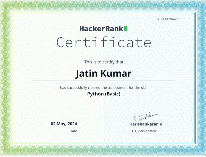 Jatin Kumar on LinkedIn: #python #coding #problemsolving Jatin Kumar on LinkedIn: #python #coding #problemsolving