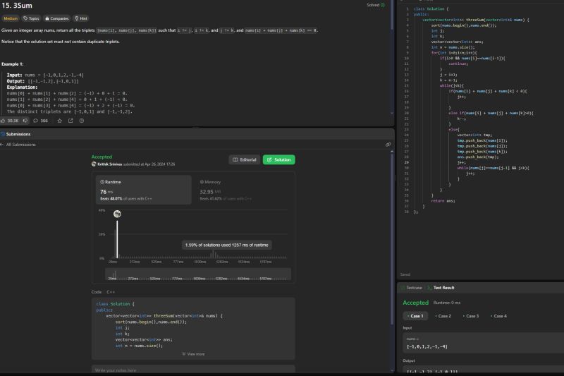 Krithik Srinivas on LinkedIn: #coding #algorithms #leetcode # ... Krithik Srinivas on LinkedIn: #coding #algorithms #leetcode # ...
