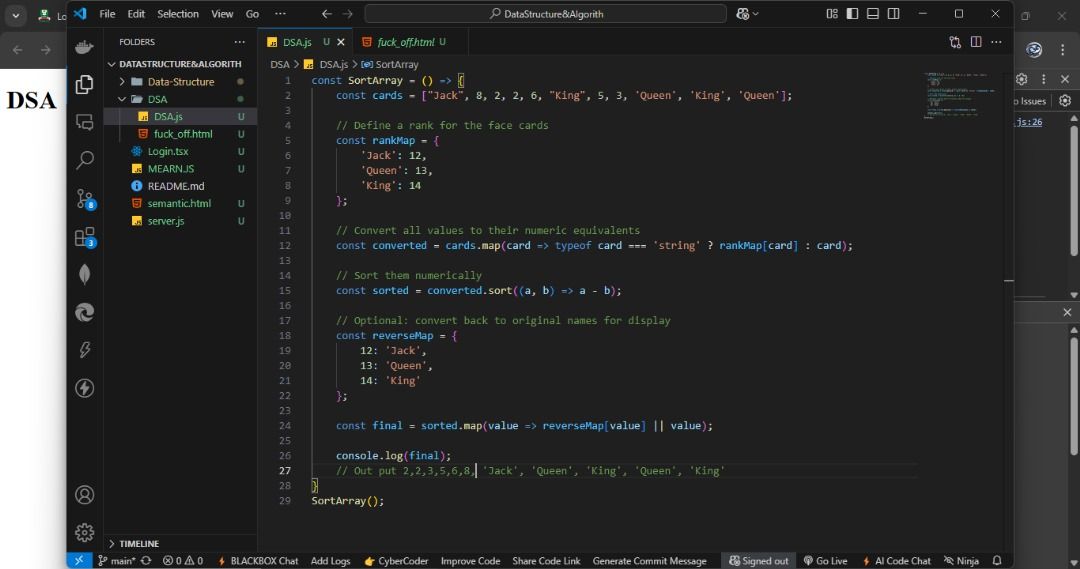 #javascript #dsa #codingchallenge #100daysofcode #mernstack… | Akinola Femi #javascript #dsa #codingchallenge #100daysofcode #mernstack… | Akinola Femi