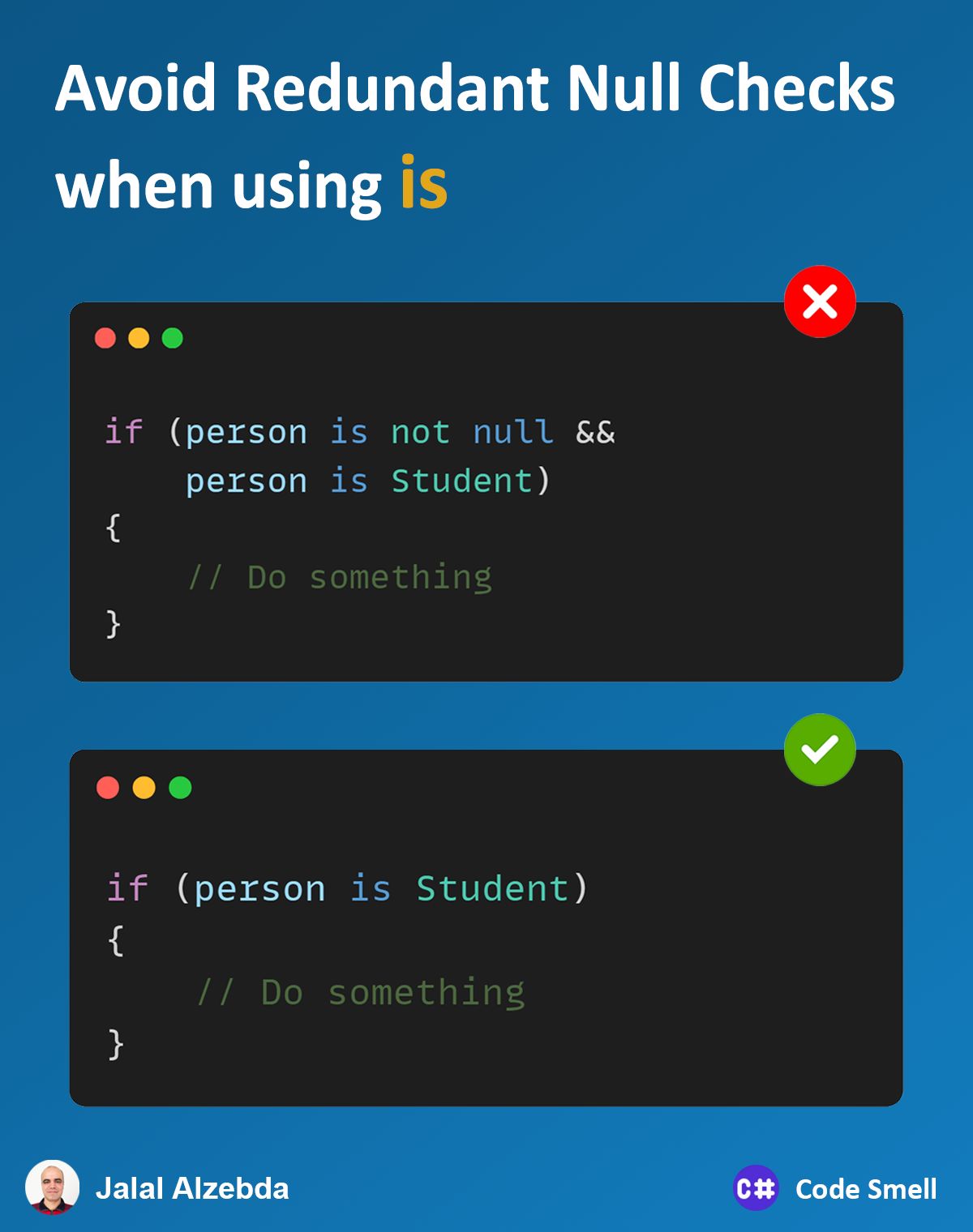 Jalal Alzebda on LinkedIn: #csharp #dotnet #programming #cleancode # ... Jalal Alzebda on LinkedIn: #csharp #dotnet #programming #cleancode # ...