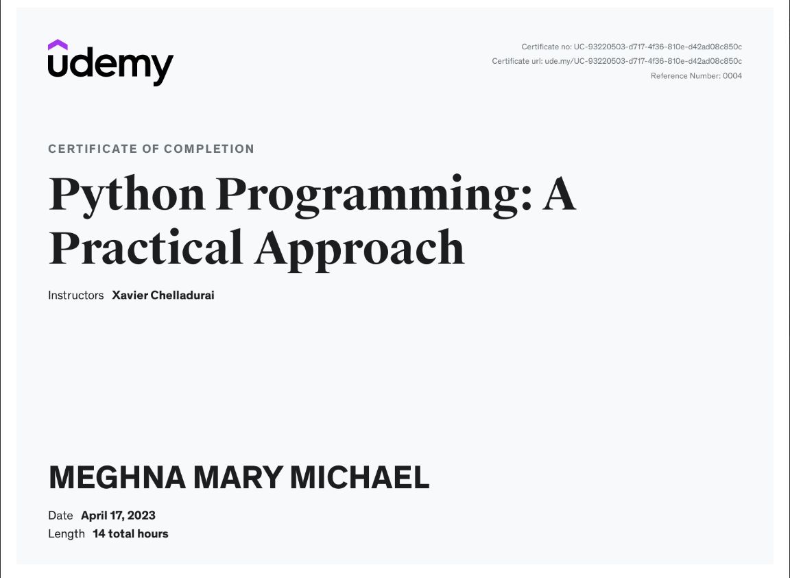 #python #coding | Meghna Mary Michael #python #coding | Meghna Mary Michael