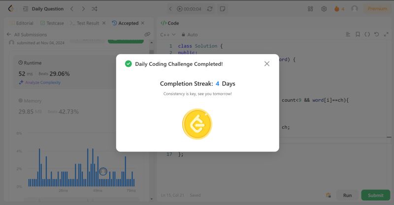 Shailav Justa on LinkedIn: 🌟 Daily Challenge on LeetCode: String ... Shailav Justa on LinkedIn: 🌟 Daily Challenge on LeetCode: String ...