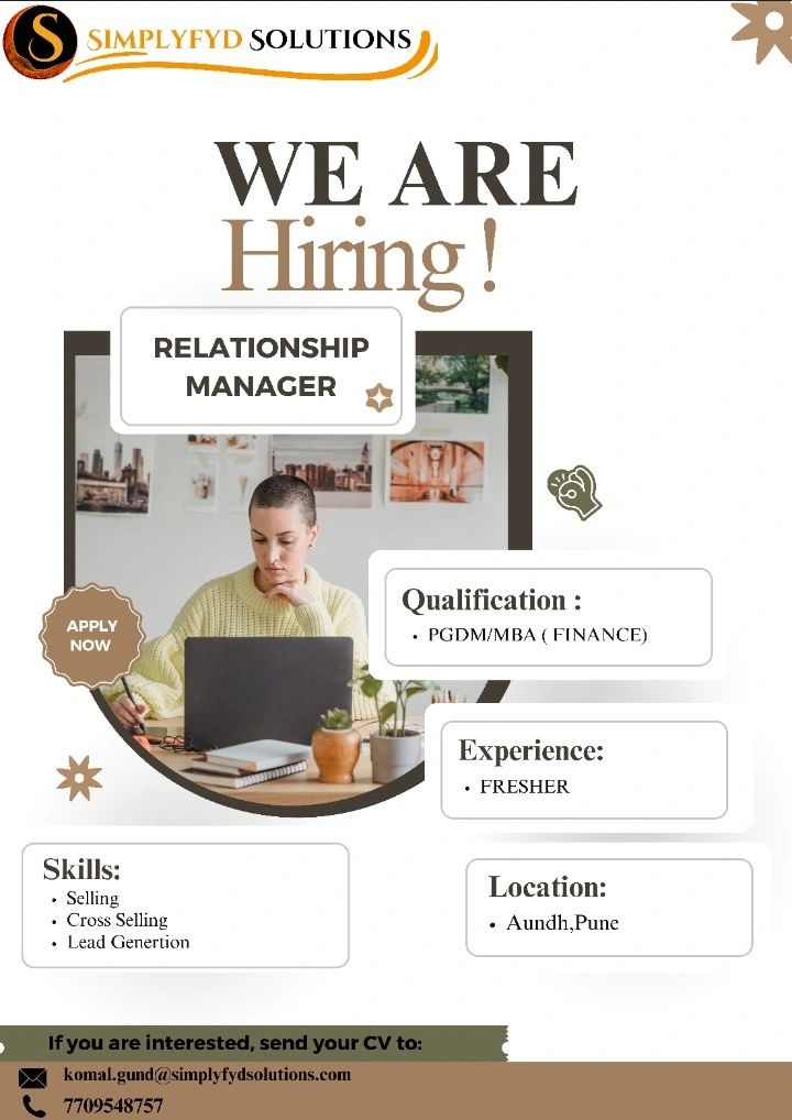 Komal Gund on LinkedIn: #finance #marketing #sales #punehiring Komal Gund on LinkedIn: #finance #marketing #sales #punehiring