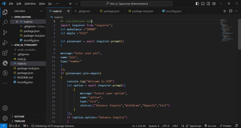 Muhammad Daniyal on LinkedIn: (Project 03):ATM Machine Project ... Muhammad Daniyal on LinkedIn: (Project 03):ATM Machine Project ...
