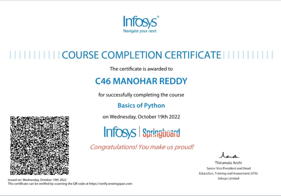 RAGHURAM MANOHAR REDDY on LinkedIn: #python #share RAGHURAM MANOHAR REDDY on LinkedIn: #python #share