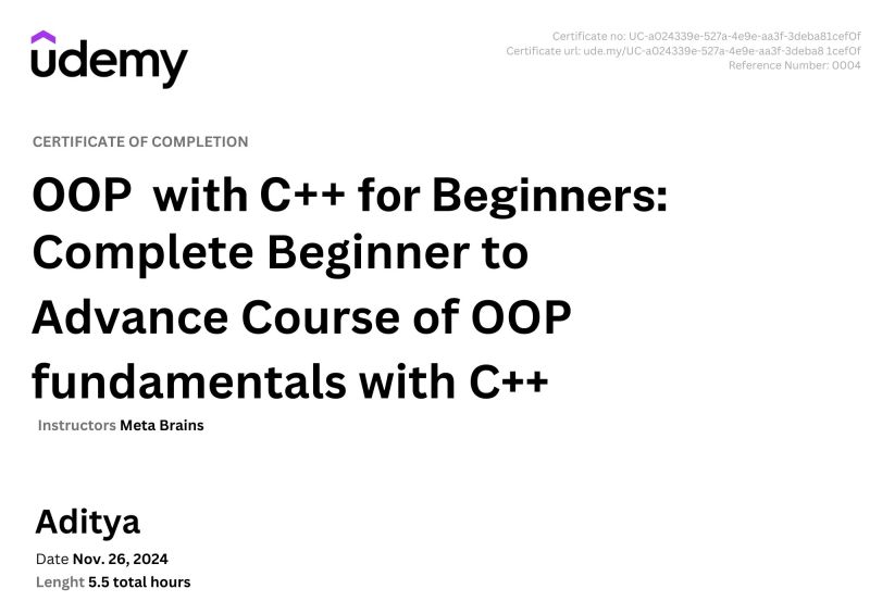 Aditya Parag Singh on LinkedIn: #cplusplus #programming #oop # ... Aditya Parag Singh on LinkedIn: #cplusplus #programming #oop # ...