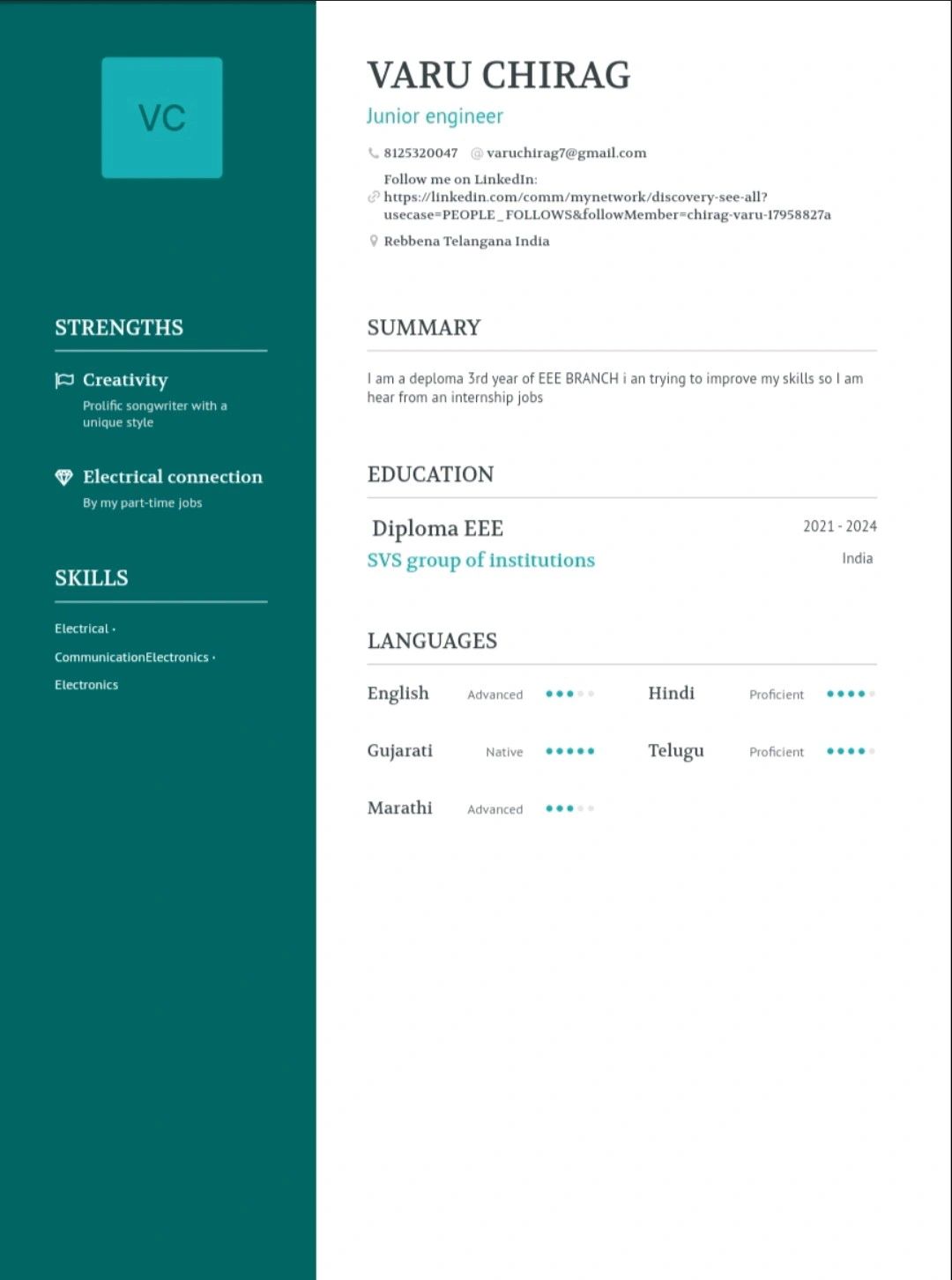 Chirag Varu posted on LinkedIn Chirag Varu posted on LinkedIn
