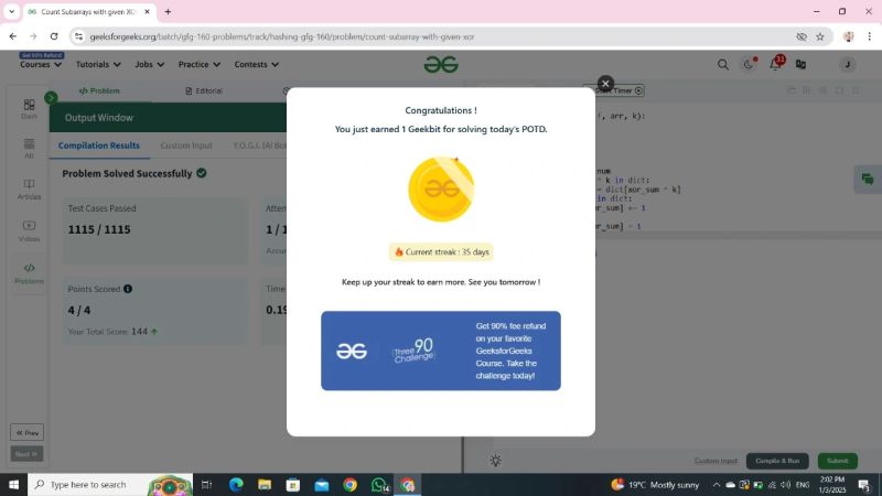 Jagana Deepak Kumar on LinkedIn: #codingchallenge #geeksforgeeks ... Jagana Deepak Kumar on LinkedIn: #codingchallenge #geeksforgeeks ...
