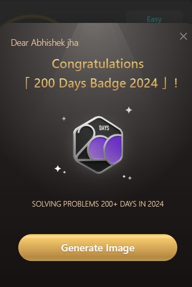 Abhishek Jha on LinkedIn: #leetcode #200daysofcode #codingjourney # ... Abhishek Jha on LinkedIn: #leetcode #200daysofcode #codingjourney # ...