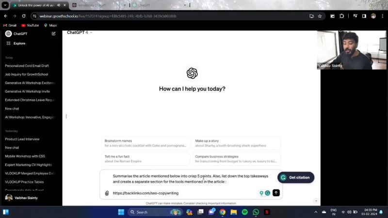 Mohit Kumar on LinkedIn: #ai #chatgpt #growthschool #learningjourney Mohit Kumar on LinkedIn: #ai #chatgpt #growthschool #learningjourney