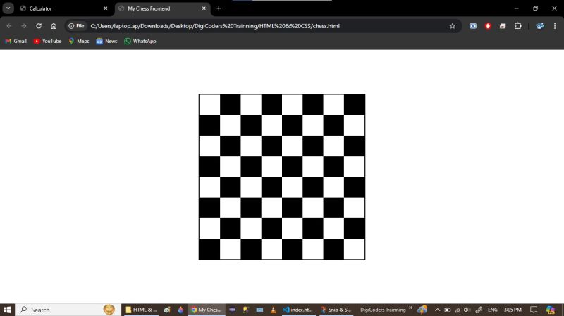 Aditya Pratap Vishwakarma on LinkedIn: Create Chessboard Using html ... Aditya Pratap Vishwakarma on LinkedIn: Create Chessboard Using html ...