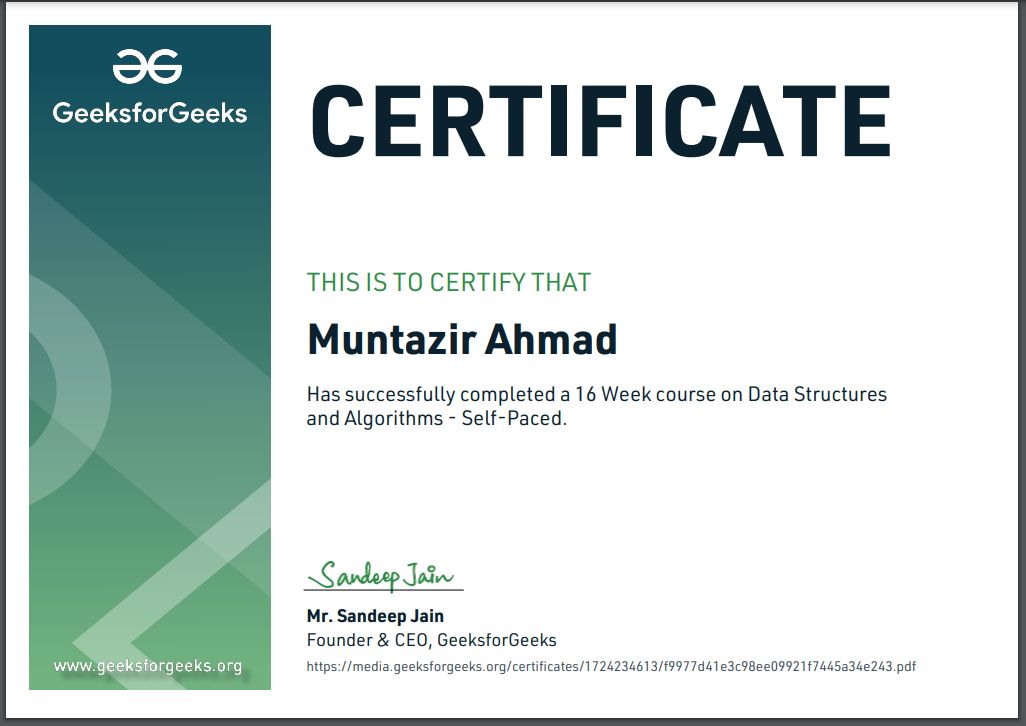 Muntazir Ahmad on LinkedIn: #datastructures #algorithms #cplusplus # ... Muntazir Ahmad on LinkedIn: #datastructures #algorithms #cplusplus # ...