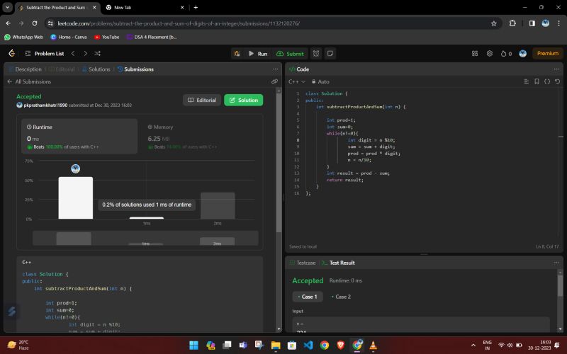 Pratham Khatri on LinkedIn: #cpp #dsa #leetcode Pratham Khatri on LinkedIn: #cpp #dsa #leetcode