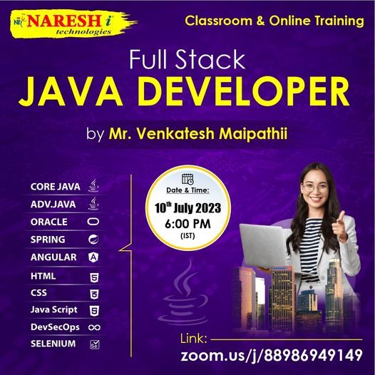 Naresh i Technologies on LinkedIn: #fullstackjava #corejava #java # ... Naresh i Technologies on LinkedIn: #fullstackjava #corejava #java # ...