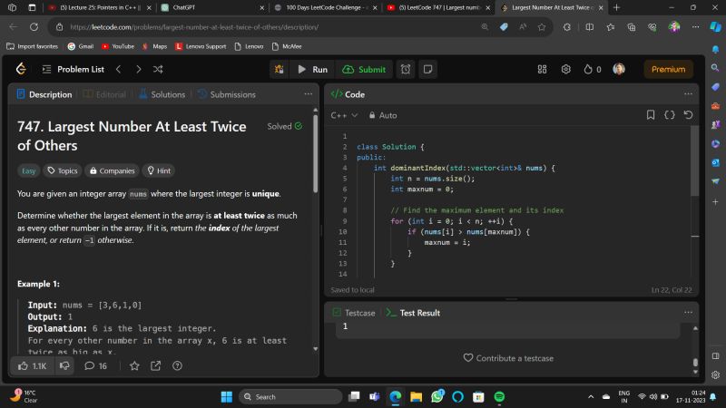 #day11 #100daysofcode #codingjourney #100daysofcode #leetcode ... #day11 #100daysofcode #codingjourney #100daysofcode #leetcode ...