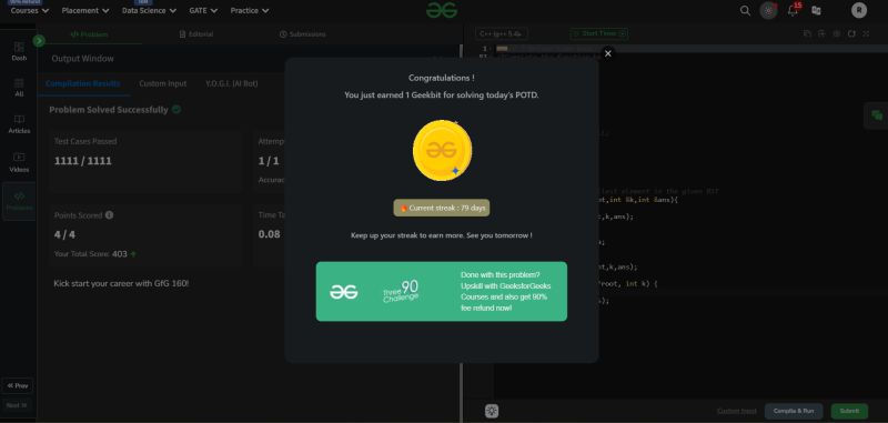#gfg160 #dsa #codingchallenge #binarytrees #recursion #problemsolving ... #gfg160 #dsa #codingchallenge #binarytrees #recursion #problemsolving ...