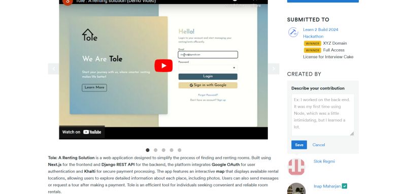 Slok Regmi on LinkedIn: #learn2build2024 #hackathonwinners #techforgood ... Slok Regmi on LinkedIn: #learn2build2024 #hackathonwinners #techforgood ...