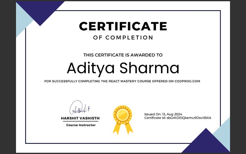 I'm excited to share that I've successfully completed an Advanced React ... I'm excited to share that I've successfully completed an Advanced React ...