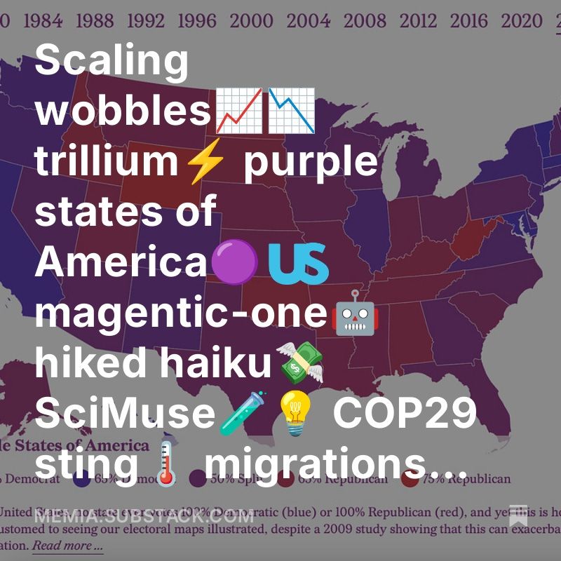 Memia 🌱/acc📈 on LinkedIn: Memia 2024.45: Scaling wobbles📈📉 trillium⚡️ ... Memia 🌱/acc📈 on LinkedIn: Memia 2024.45: Scaling wobbles📈📉 trillium⚡️ ...