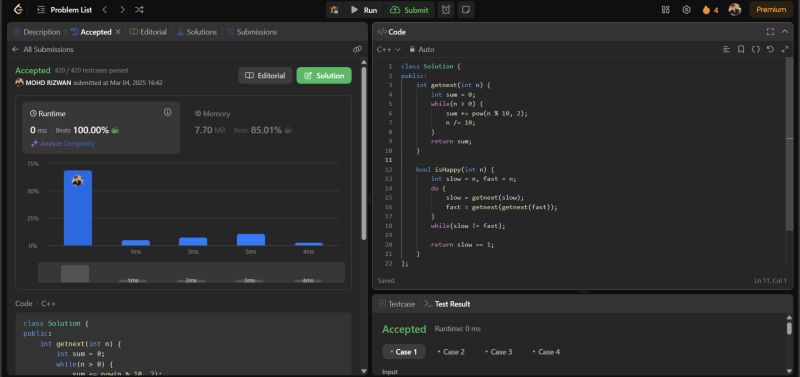 #100daysofcode #leetcode #math #cycledetection #baseconversion… | MOHD ... #100daysofcode #leetcode #math #cycledetection #baseconversion… | MOHD ...