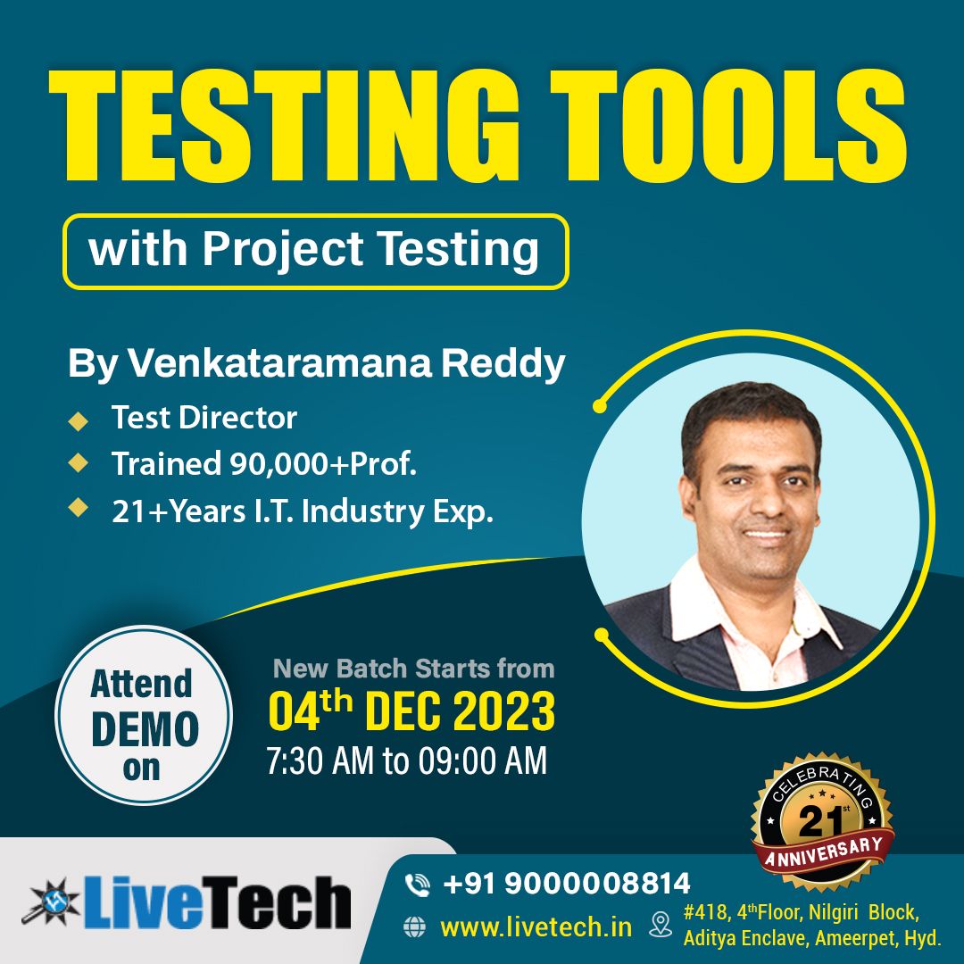 LiveTech QA on LinkedIn: #softwaretesting #testingtools # ... LiveTech QA on LinkedIn: #softwaretesting #testingtools # ...