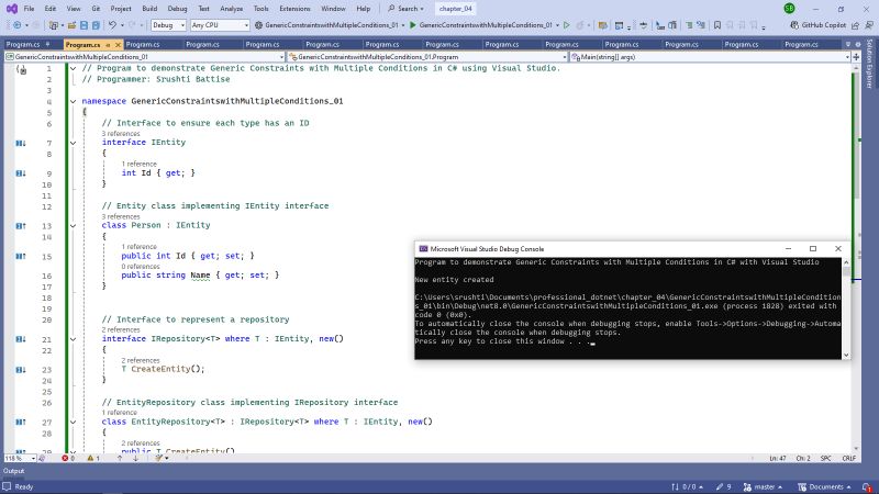 Srushti Battise on LinkedIn: #programmer #coding #microsoft #csharp # ... Srushti Battise on LinkedIn: #programmer #coding #microsoft #csharp # ...