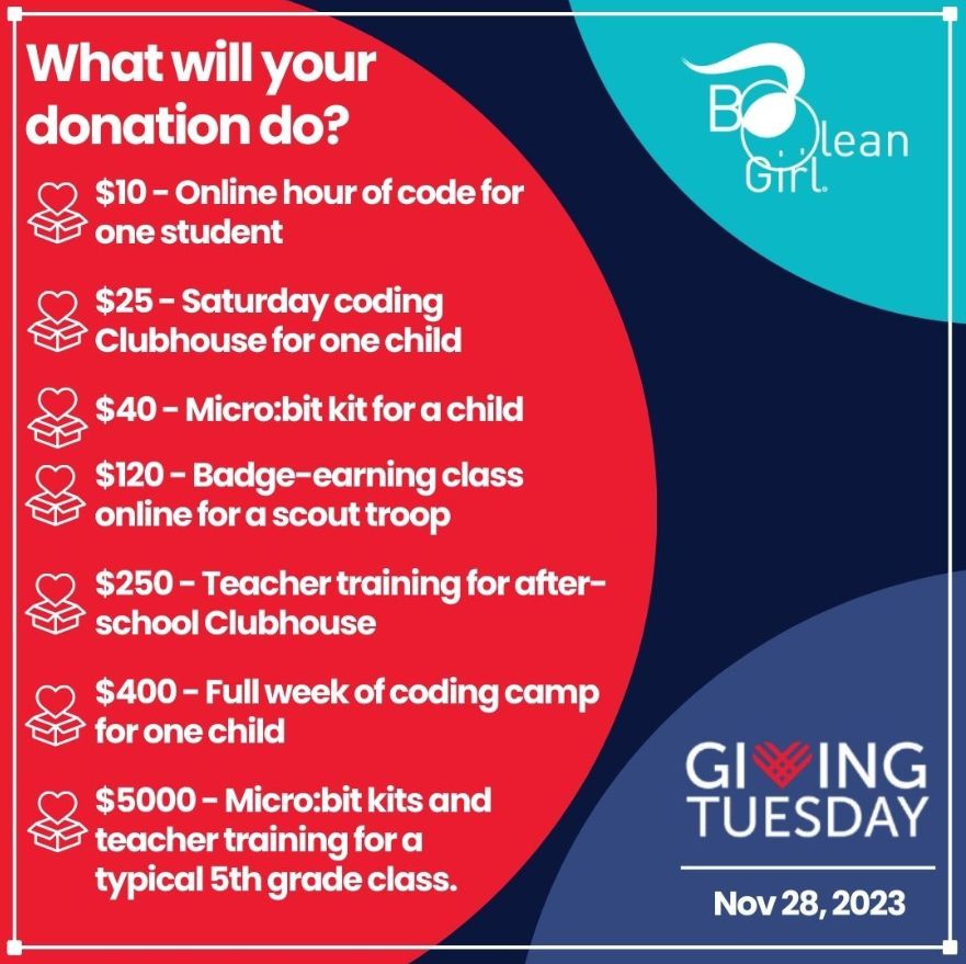 Lacey Shaughnessy on LinkedIn: #givingtuesday #python #girlswhocode # ... Lacey Shaughnessy on LinkedIn: #givingtuesday #python #girlswhocode # ...