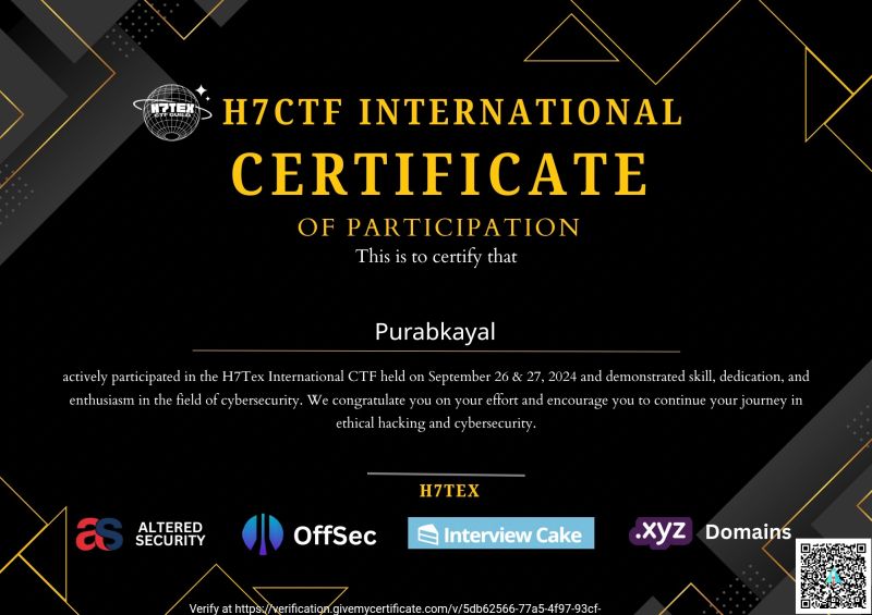 Purab Kayal on LinkedIn: #cybersecurity #ethicalhacking #ctf Purab Kayal on LinkedIn: #cybersecurity #ethicalhacking #ctf