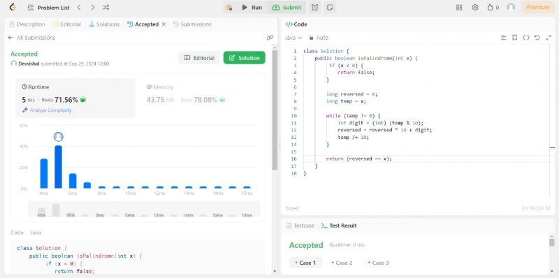 Dev Vishal on LinkedIn: Leetcode Program using Java Language! Program 2..! Dev Vishal on LinkedIn: Leetcode Program using Java Language! Program 2..!