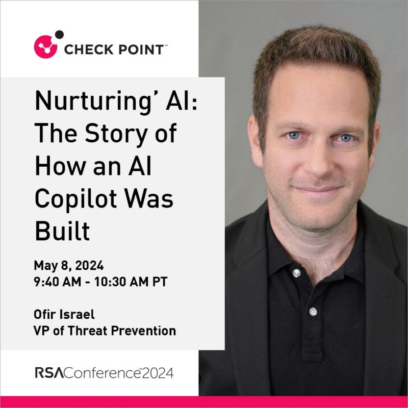 How Ofir Israel built an AI Copilot at RSA | Rick Weaver CISSP posted ... How Ofir Israel built an AI Copilot at RSA | Rick Weaver CISSP posted ...