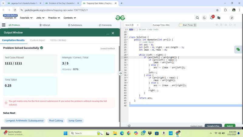 Jagan M A on LinkedIn: #gfg160 #geekstreak2022 #dsa #programming #java Jagan M A on LinkedIn: #gfg160 #geekstreak2022 #dsa #programming #java