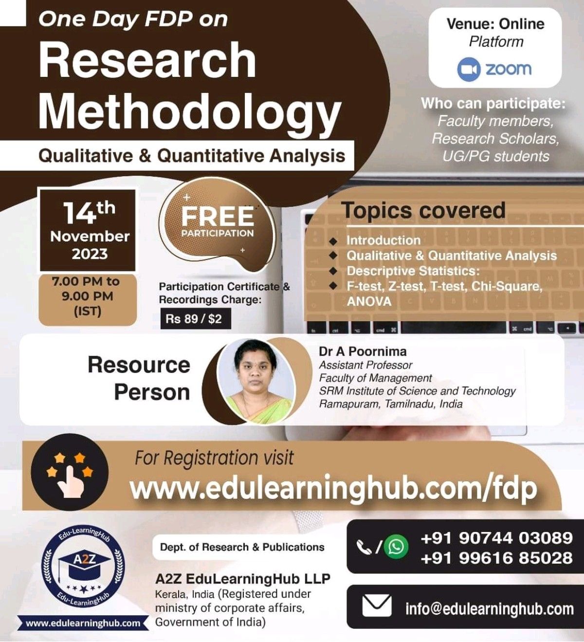 💫🆓 Online FDP on Research Methodology - Qualitative & Quantitative ... 💫🆓 Online FDP on Research Methodology - Qualitative & Quantitative ...